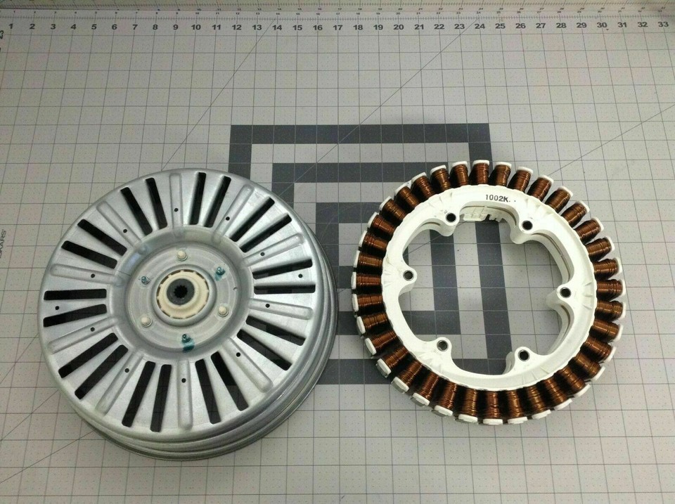 LG Kenmore Washer Motor Stator/Rotor 4413EA1004D 4417EA1002K ...
