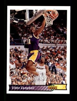 1992 Upper Deck #152 Elden Campbell Lakers Clemson 8 - NM/MT | eBay