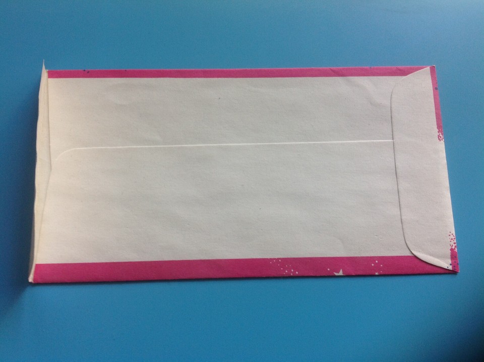 Vintage Disneyland Pink/White Tinkerbell Envelope For Disney Dollars | eBay