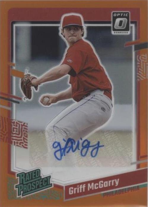 2023 Panini Donruss - Optic Rated Prospect Signatures Griff McGarry # ...