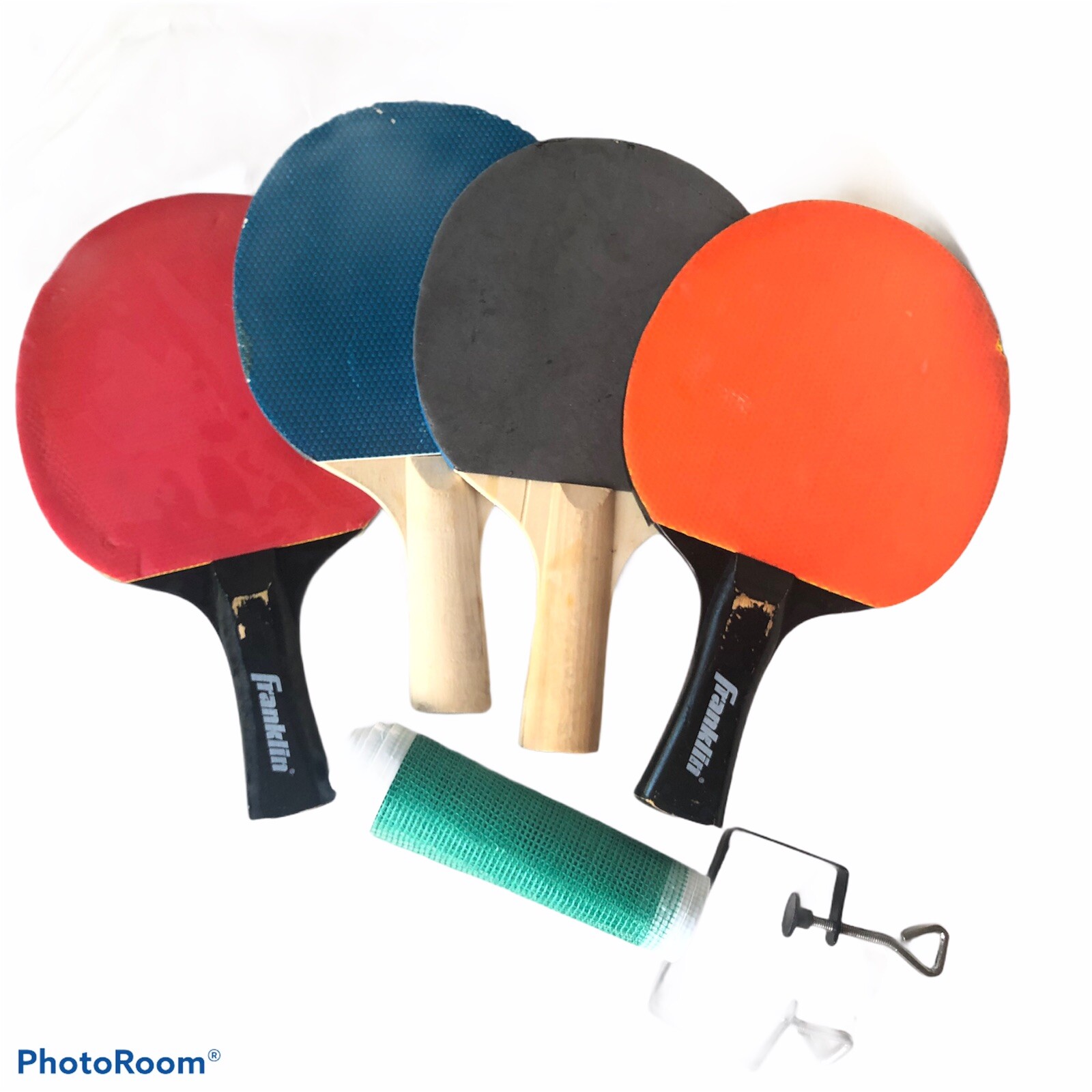 Table Tennis 4 Paddles 2 Franklin 2 Unbranded Plus 48” Portable Net | eBay