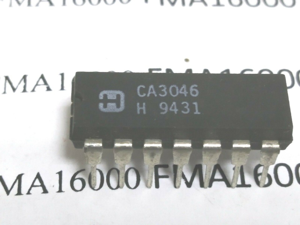 CA3046 DIP14 courant élevé Npn Transistor ORIGINAL HARRIS (lot de 5 Pcs ...
