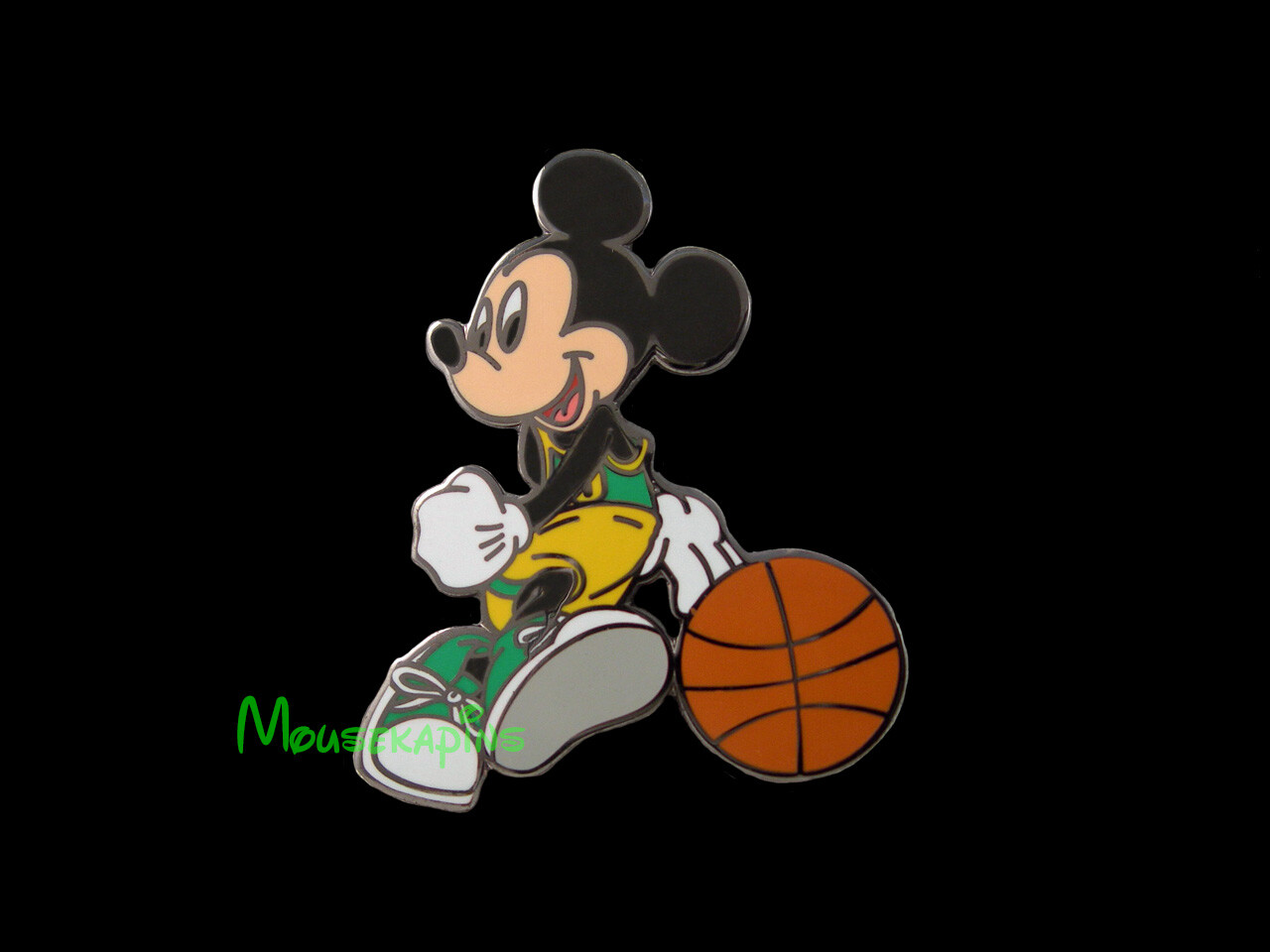 Mickey Mouse Playing Basketball