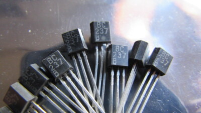 BC237B INTERMETALL / ITT Germany 45V 100mA NPN Transistor TO-92 10pcs ...