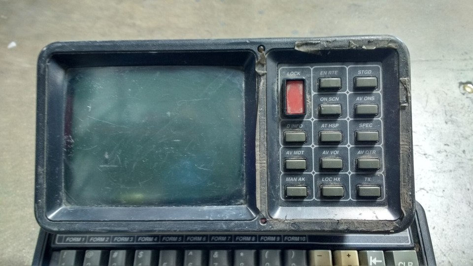 Vintage Motorola Mobile Data Terminal MDT 9100-10 powers on | eBay