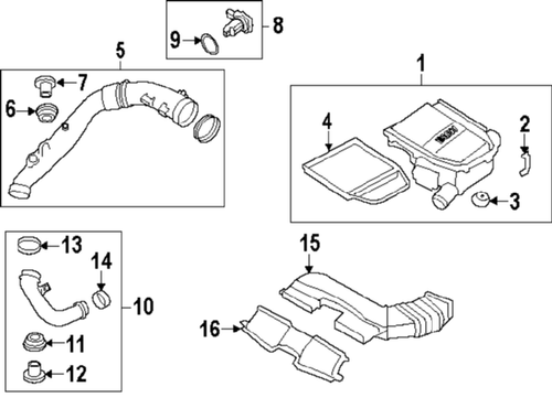 BMW 13717599291 GENUINE OEM AIR INLET TUBE GASKET | eBay