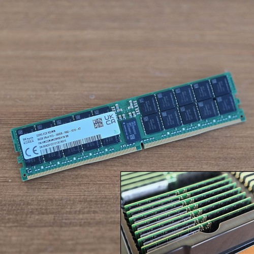 96GB Hynix DDR5 PC5-5600 2Rx4 RDIMM 288-pin ECC Reg RAM HMCGM4MGBRB241N ...