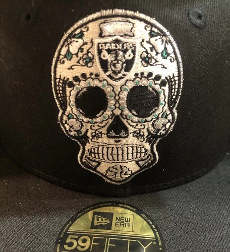 Las Vegas Raiders Hat Size 7 Fitted Dead of the Dead New Era Edition ...