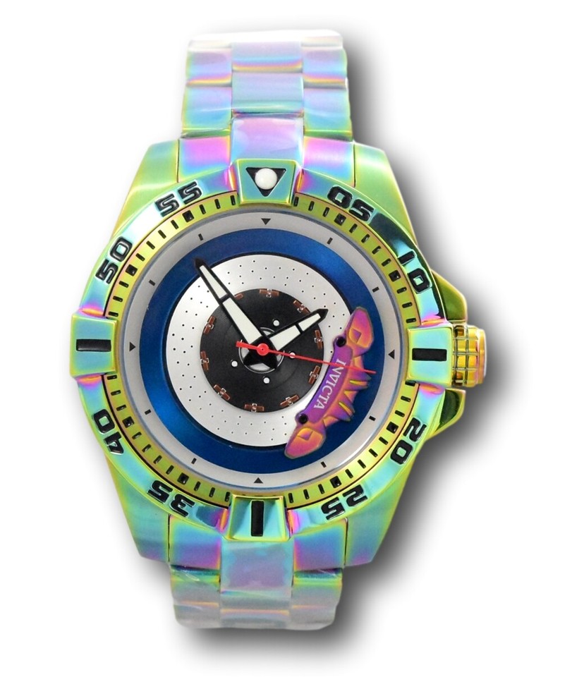 Invicta S1 Rally Caliper Automatic Men's 51mm Rainbow Iridescent Watch ...