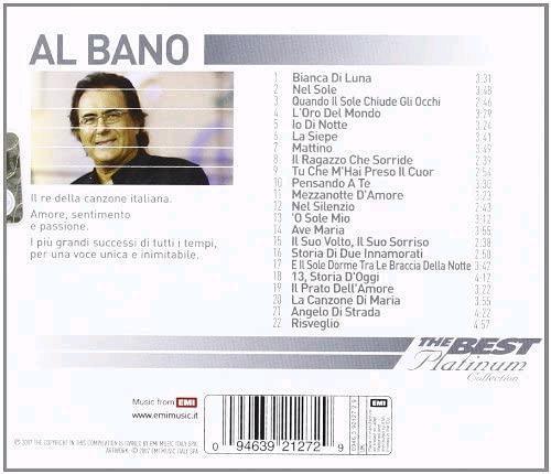 Al Bano La Meilleure Collection Platine CD 94639212729 | eBay