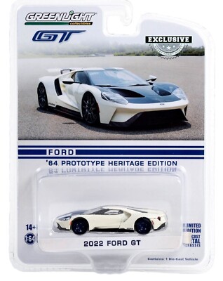 GREENLIGHT HOBBY EXCLUSIVE 2022 FORD GT '84 PROTOTYPE HERITAGE EDITION ...