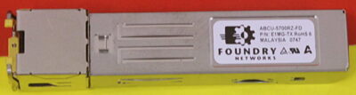 E1MG-TX Brocade Foundry ABCU-5700RZ-FD 1GE Copper SFP Transceiver | eBay