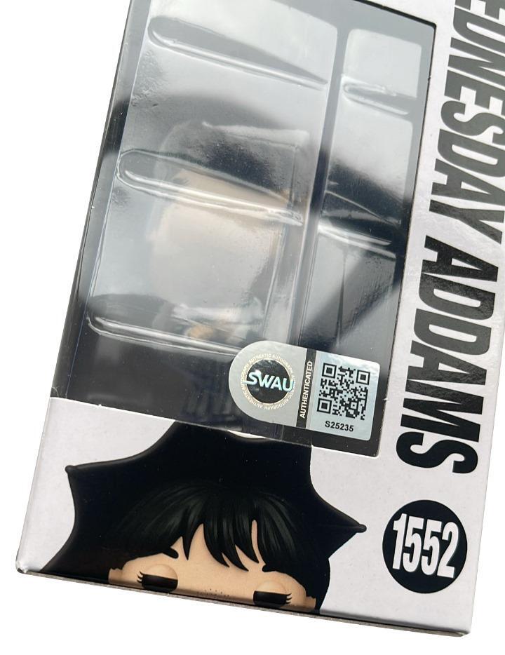 Jenna Ortega Signed Wednesday Addams "Funko POP 1552" SWAU S25235 COA ...