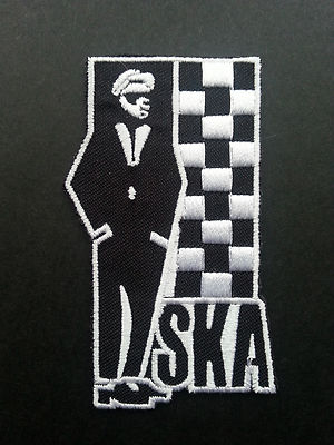 Ska Two-Tone Rude Boy Sew / Iron On Patch 2Tone Ska Specials Reggae ...