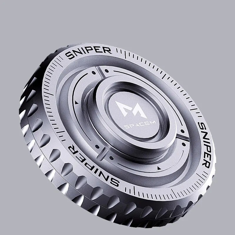 EDC Sniper Mechanical Ratchet Fidget Spinner Fidget Clicker Adult ...