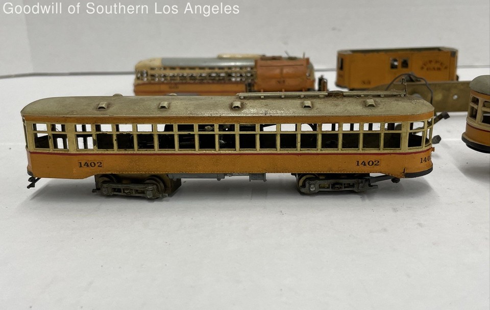 Lot Of Vintage Brass Model Train Trolley Cars | eBay