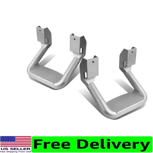 Universal 1-Inch Aluminum Side Steps for Trucks & SUVs - Set of 2 ...
