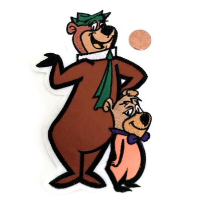 Yogi & Boo Boo Bear Cartoon Sew On Embrioded Patch | eBay