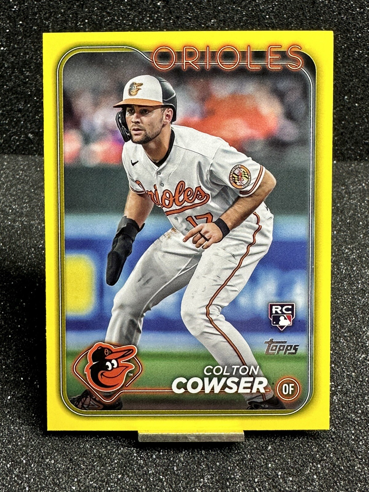 2024 Topps Series 1 COLTON COWSER RC Yellow Parallel #257 FREE SHIPPING ...
