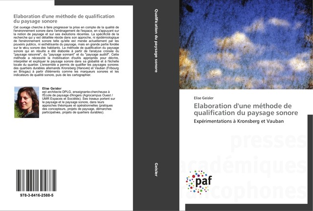 Elaboration D'une Méthode de Qualification Du Paysage Sonore von Elise ...