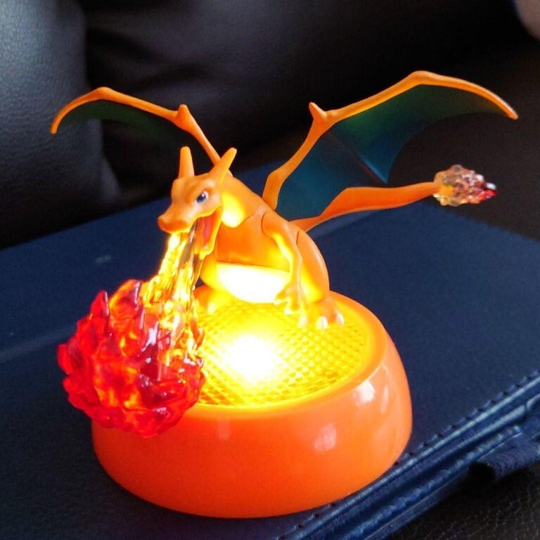 BANDAI LED Shine POKEMON COLLECTION Pikachu Gengar Charizard Mini ...