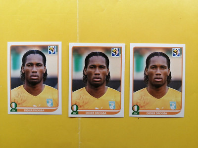 3X DIDIER DROGBA PANINI STICKERS LOT | eBay
