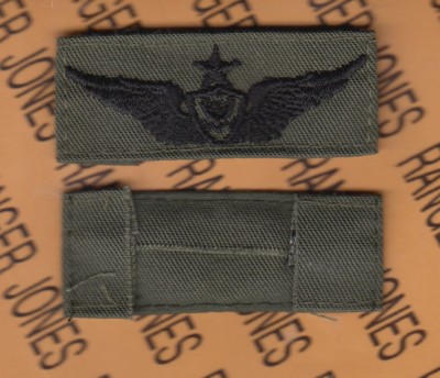US Army Crew Chief member Senior Aviation Flight OD Green BDU badge ...