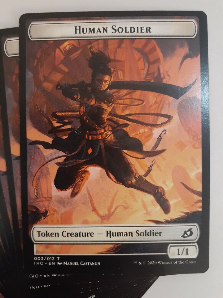 MTG (10) Human Soldier Token - Ikoria - IKO 3/13 -U11 | eBay