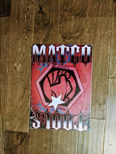 17" Matco Tools GARAGE Car 3d cutout retro USA STEEL plate display ad ...