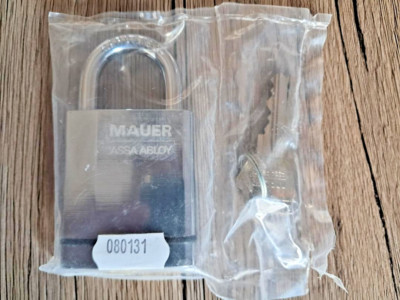 NEW !!! Mauer -ASSA ABLOY High Security Padlock/S1 Patented Key System ...