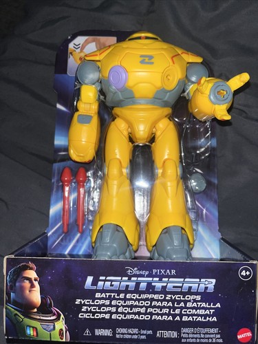 Disney Buzz Lightyear Battle Equipped Zyclops Action Figure Mattel New ...