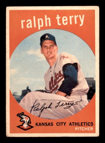 1959 Topps Baseball #358 Ralph Terry VG *e1 | eBay