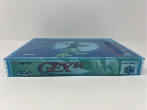 Gex 64: Enter the Gecko Blockbuster Rental W/ Manual And Clamshell Case ...