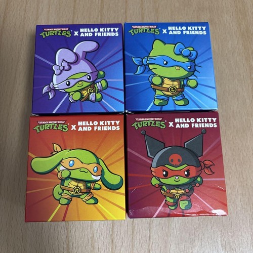 Ninja Turtles x Hello Kitty McDonald's Happy Meal Toy Set 4 Figures New ...