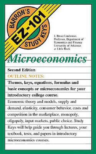 EZ-101 Microeconomics (Barron's EZ-101 Study Keys) - Paperback - VERY ...