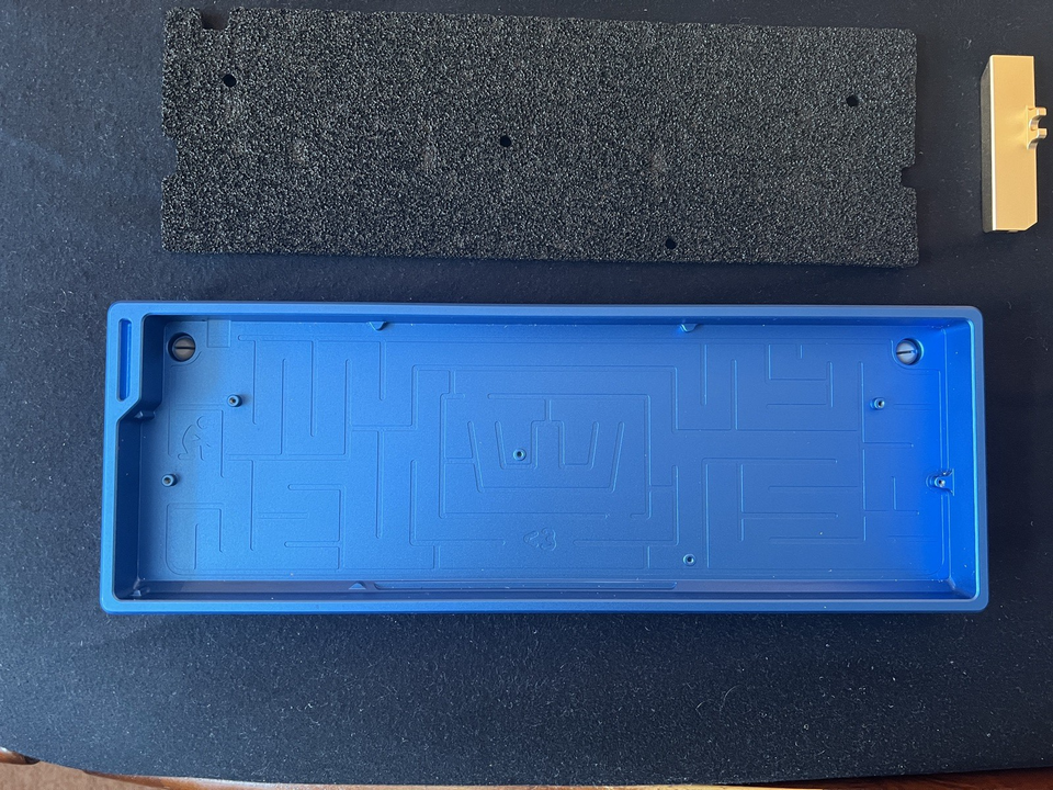 Aluminium Blue Wooting alumaze 60he case with Friction Fit Pad | eBay