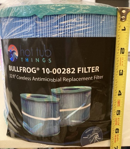 1 Filter CARTRIDGE For Bullfrog SPA 10-00282 Coreless Water Filtration ...