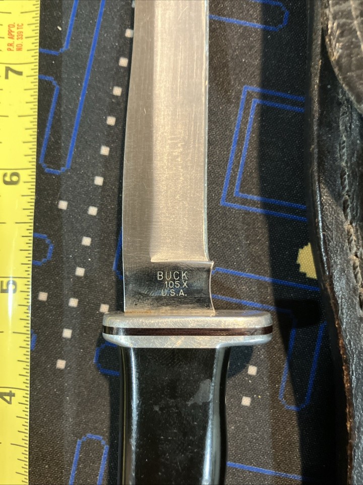 BUCK 105 SHEATH KNIFE EARLY BUCK PRODUCTION WITH ORIGINAL SHEATH USA ...