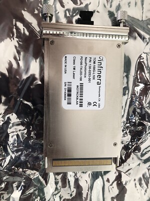 Infinera, TOM-100G-L10X, 130-0253-001, WOTRCK8LAA, DTN CFP TRANSCEIVER ...