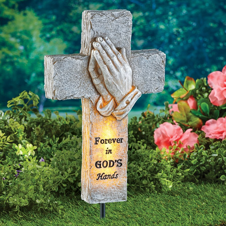 Cross For Graves Solar Power Solar Lights For Cemetery,Solar Cross