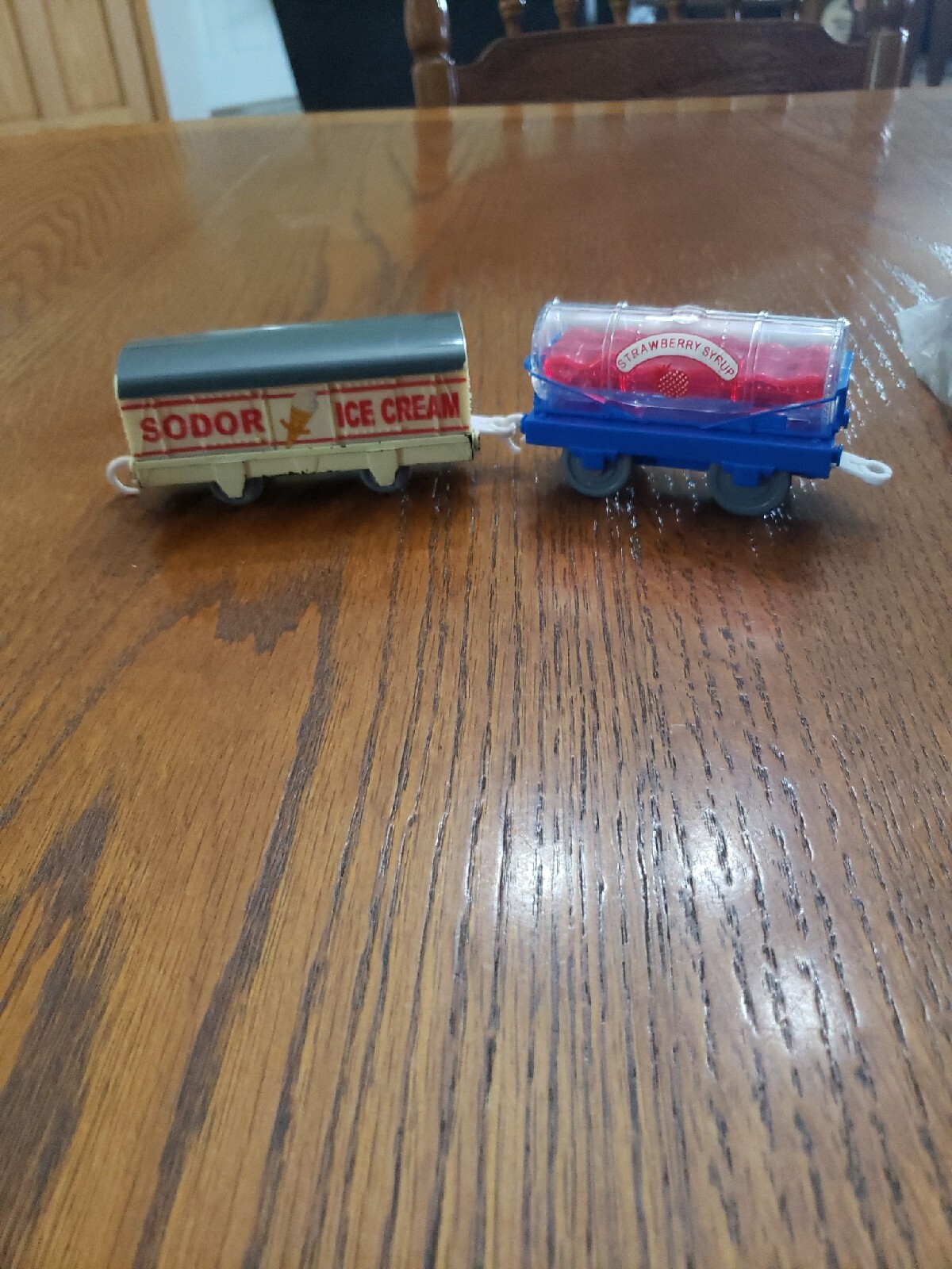Thomas SODOR ICE CREAM FACTORY Strawberry Syrup TrackMaster Train Lot ...