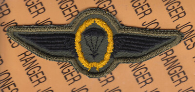 BRD German Army Master Airborne Parachute wing for US wear ~4.75" patch ...