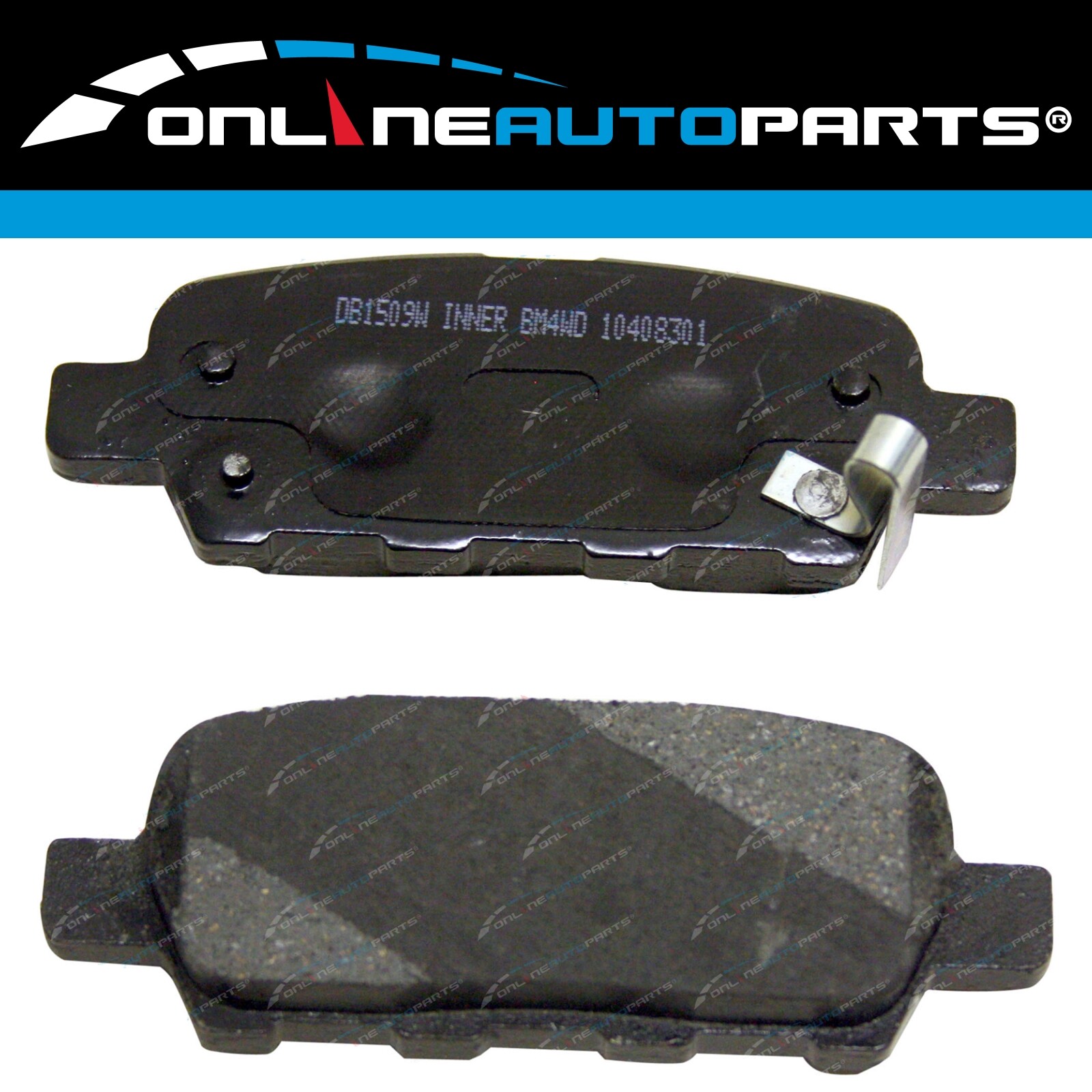 Bendix 4WD Rear Disc Brake Pads Set for Nissan 350Z Z33 VQ35DE VQ35HR ...