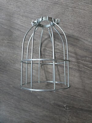 Portable Lighting Work Light Fixture Steel Guard Cage, Clamps to 1-1/2 ...