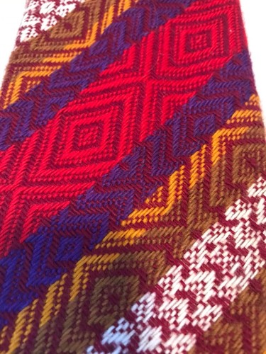 Fruit Of The Loom Custom Tailored Red Purple Tan White Stripe Classic Neck Tie | eBay