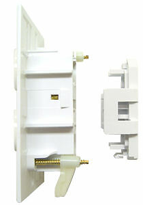 Wirecon Mobile Home/RV White Decorator Wall Receptacle With Plate | eBay