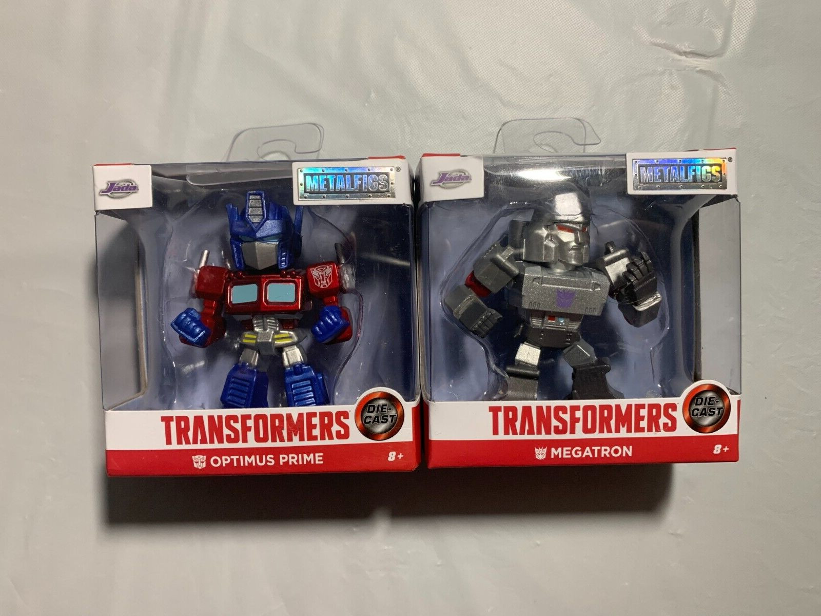 Transformers: Metal Figs - Optimus Prime & Megatron Jada Set