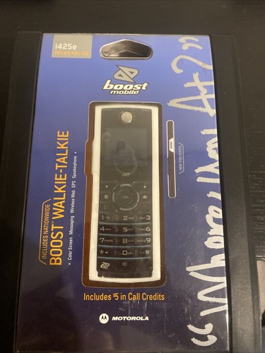 Motorola Boost Mobile "Walkie-Talkie" style phone | eBay
