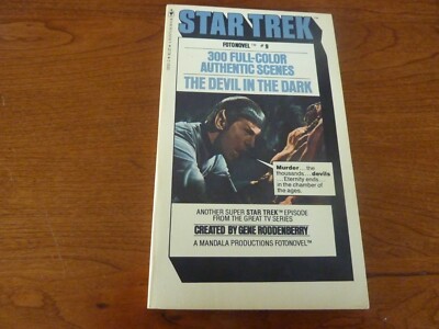 STAR TREK FOTONOVEL #9 1978 THE DEVIL IN THE DARK COLOR PHOTOS ...