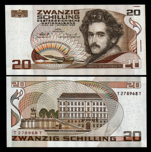 Austria 20 SCHILLINGS P-148 1986 Pre EURO UNC AUSTRIAN World Currency ...